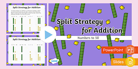 Differentiated Split-Strategy Addition Worksheets | Twinkl