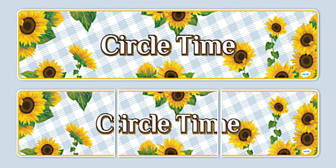 Boho Dreamscape Themed Circle Time Display Banner