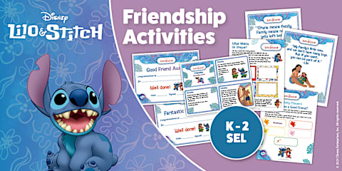 Lilo & Stitch Letters, Numbers, and Shapes Tracing