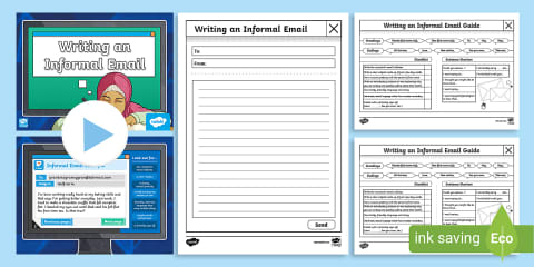 Email Blank Template Writing Frames