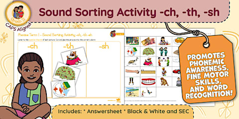 Grade 2 Phonics Term 1 - -ch, -th, -sh Blend Group Revision Powerpoint ...