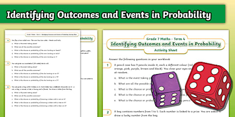 Grade 7 - Maths - Term 4 - Probability Experiments - Activity Sheet ...