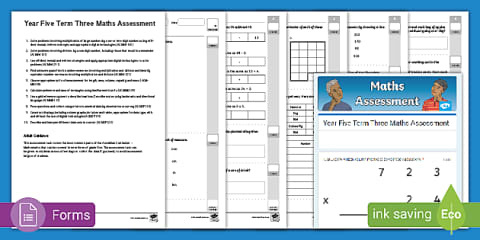 Australian Curriculum Year 5 Mathematics Assessment Tracker