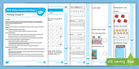 Maths Assessment NSW Curriculum – Stage 1 Data B - Twinkl