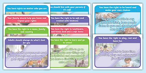 UNCRC: Individual Rights Posters