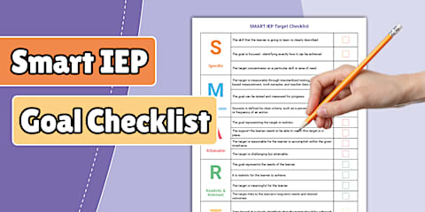 Editable Individual Education Plan (IEP) Template