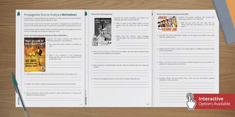 Source Analysis Poster