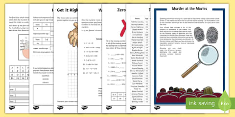 Maths Murder Mystery Bundle | Maths | Beyond