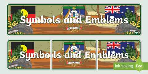 Queensland Emblems Display Posters