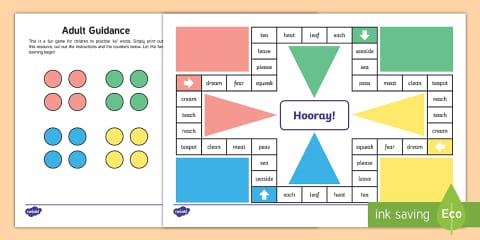 Grade 2 Phonics: Memory Game: ea Sound