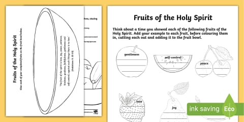 Gifts of the Holy Spirit Matching Activity Sheet