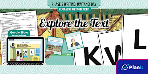 Phase 2 Writing: Waitangi Day Poetry Lesson 1: Explore The Text