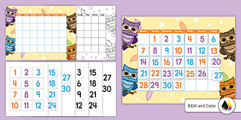 Adorable Owl Theme Classroom Decor Pack