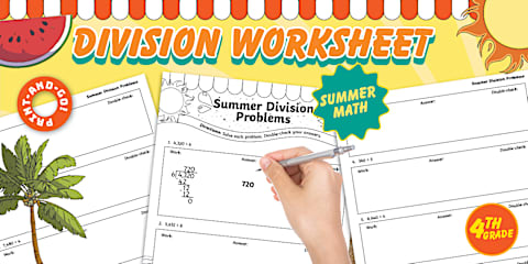Fourth Grade Division Facts Timed Tests