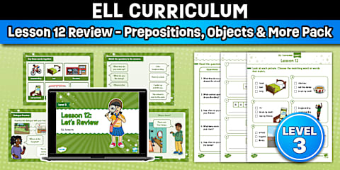 ELL Curriculum: Level 3 Lesson Plans