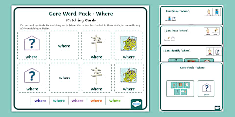 Core Word PowerPoint - Big/Small