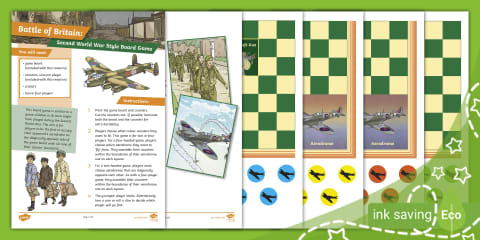 Battle of Britain Quiz Sheet