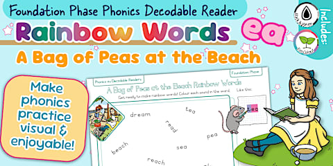 Foundation Phase Phonics - ea Decodable Readers - Map the Sounds (CAPS ...