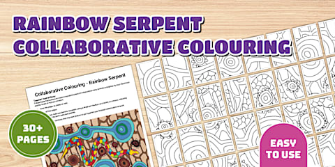 All In For Reconciliation Colouring Sheet