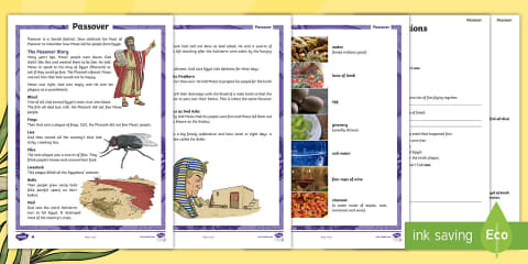 Passover Word Search for Older Children