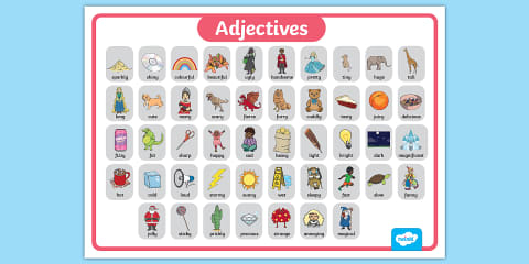 Adverbs Display Posters Illustrated picture showing action