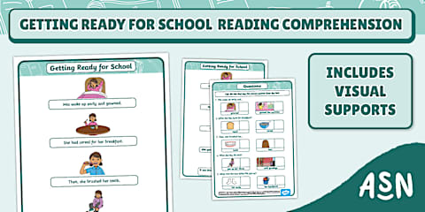 Winter Reading Comprehension with Visual Supports