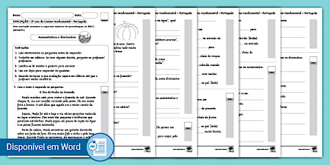 Avaliação de geografia 2º ano EF