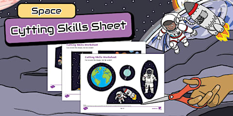 Rocket Cutting Skills Activity