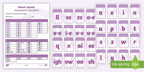 Letters and Sounds PDF Assessment Pack