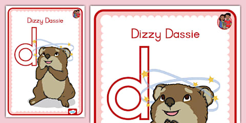 Grade R Phonics - Term 1 - b sound - Character Poster