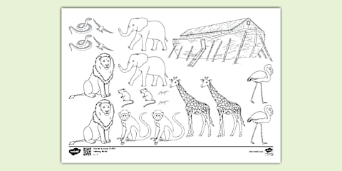 Noah's Ark Word Cards