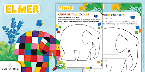 Elmer: Colouring Sheets [Ages 3-5]