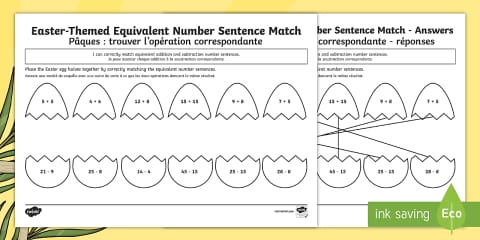 Easter Bunny Dice Game Read and Draw Worksheet French