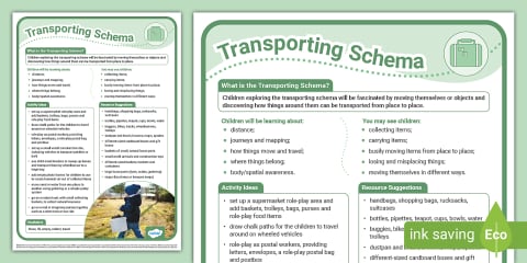 EYFS (Ages 0-3) Schemas of Play: Transporting Activity Ideas