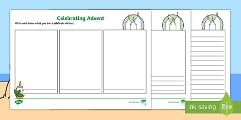 Advent Cutting Skills Worksheet