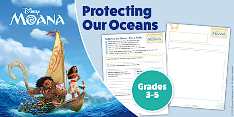 Moana: Reading Activity Pack for 3rd-5th Grade