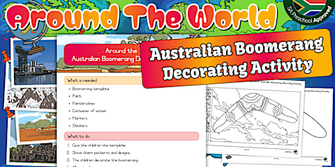 Preschool: Around the World: Fact Cards
