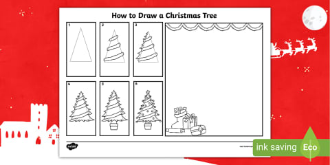 How To Draw Santa Claus Directed Drawing