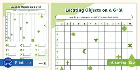 Position and Movement – Labelling Grids Activity Sheet