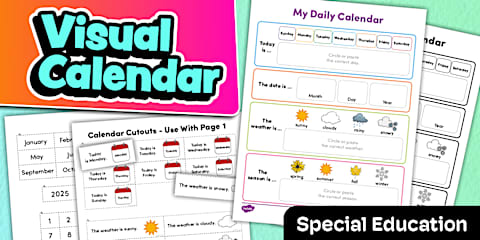 Daily Calendar Chart and Cards