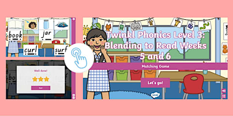 Twinkl Phonics Blending to Read - Level 3 Week 7