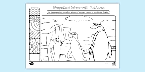 Little Penguin Colour By Number Quiz