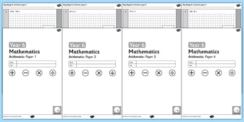 SATs Arithmetic Paper Revision | Year 6 Practice Booklet