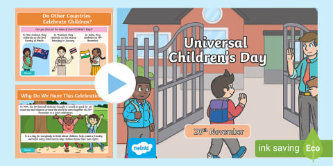 KS2 Universal Children's Day Worksheets