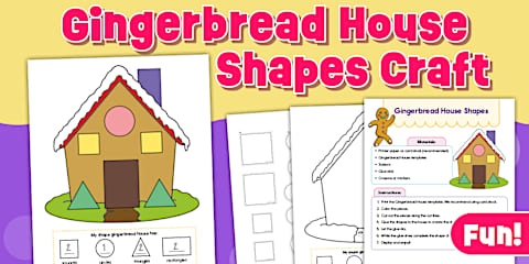 Build a House Using Shapes Activity