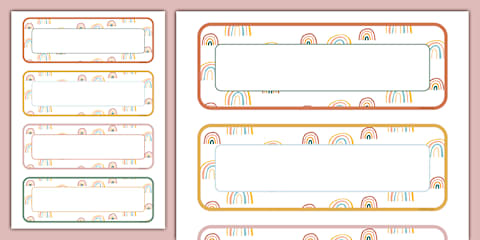 Editable Desk Name Tags for Classroom Desks | Twinkl