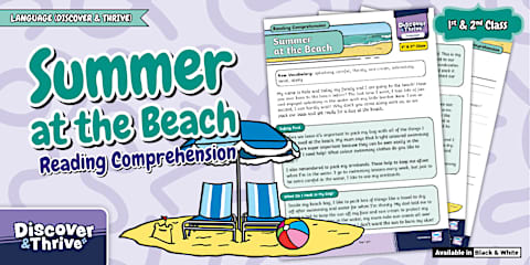 Discover & Thrive Last Day of School Reading Comprehension (6th Class)