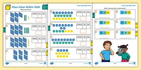 An Introduction to Place Value Within 100 Activity Sheet