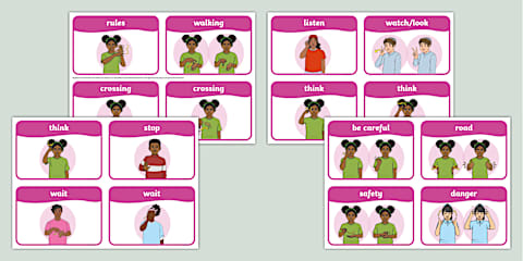 Australian States, Territories and Capital Cities Auslan Word Cards