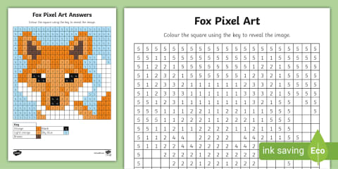 Easter Pixel Art Template